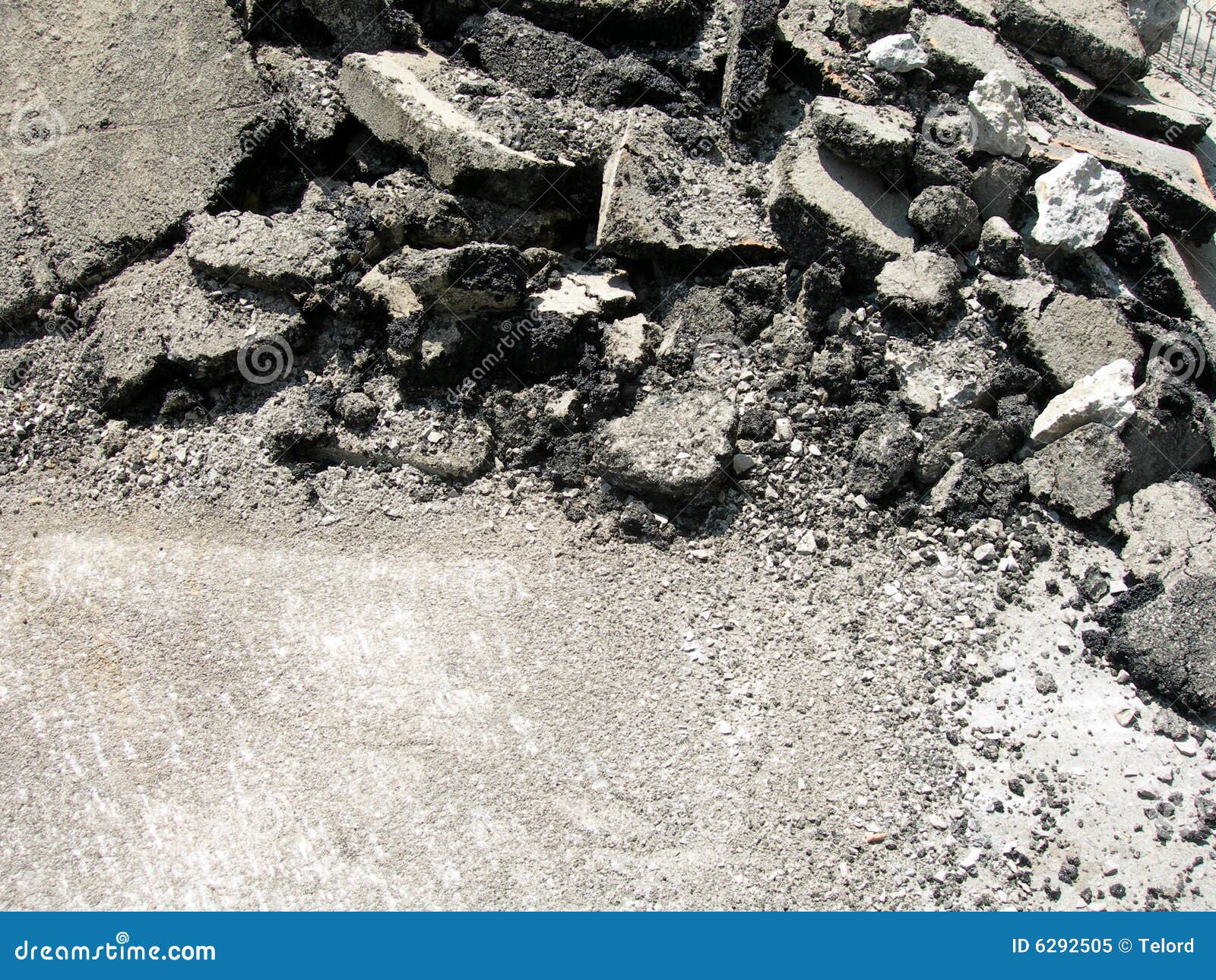 Destroyed Street for Construction Stock Image - Image of court, model ...