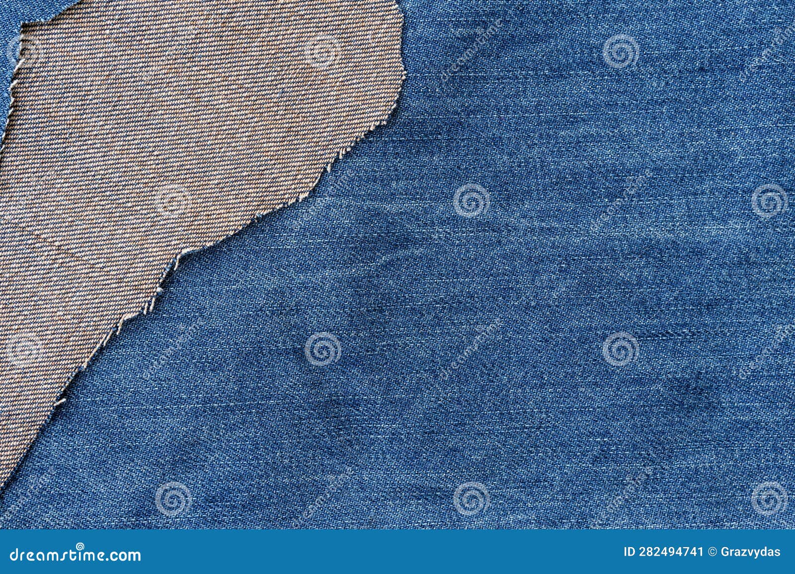 Destroyed Torn Denim Blue Jeans Texture Stock Image - Image of vintage ...