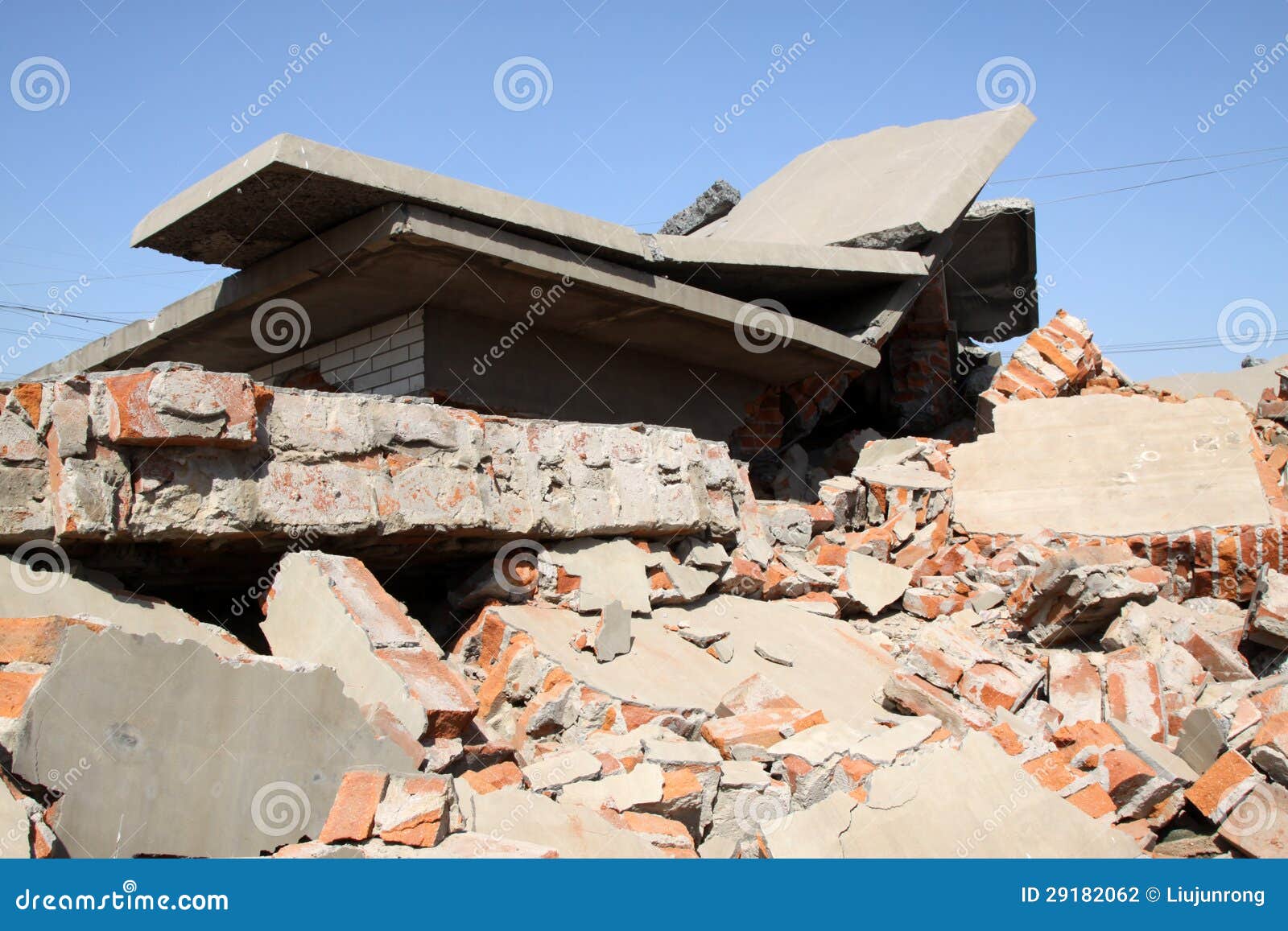 Destroyed walls stock photo. Image of background, details - 29182062