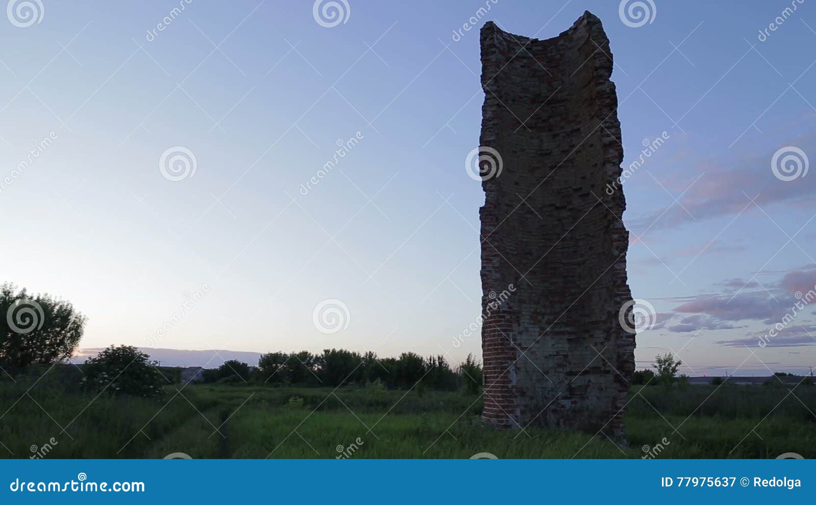 The destroyed water tower stock video. Video of construction - 77975637