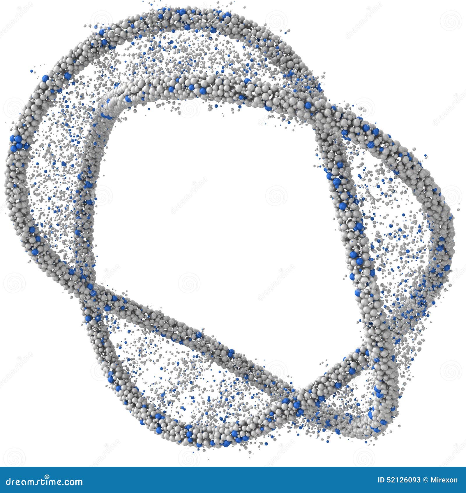 Destroys the Molecules of DNA on a White Stock Illustration ...