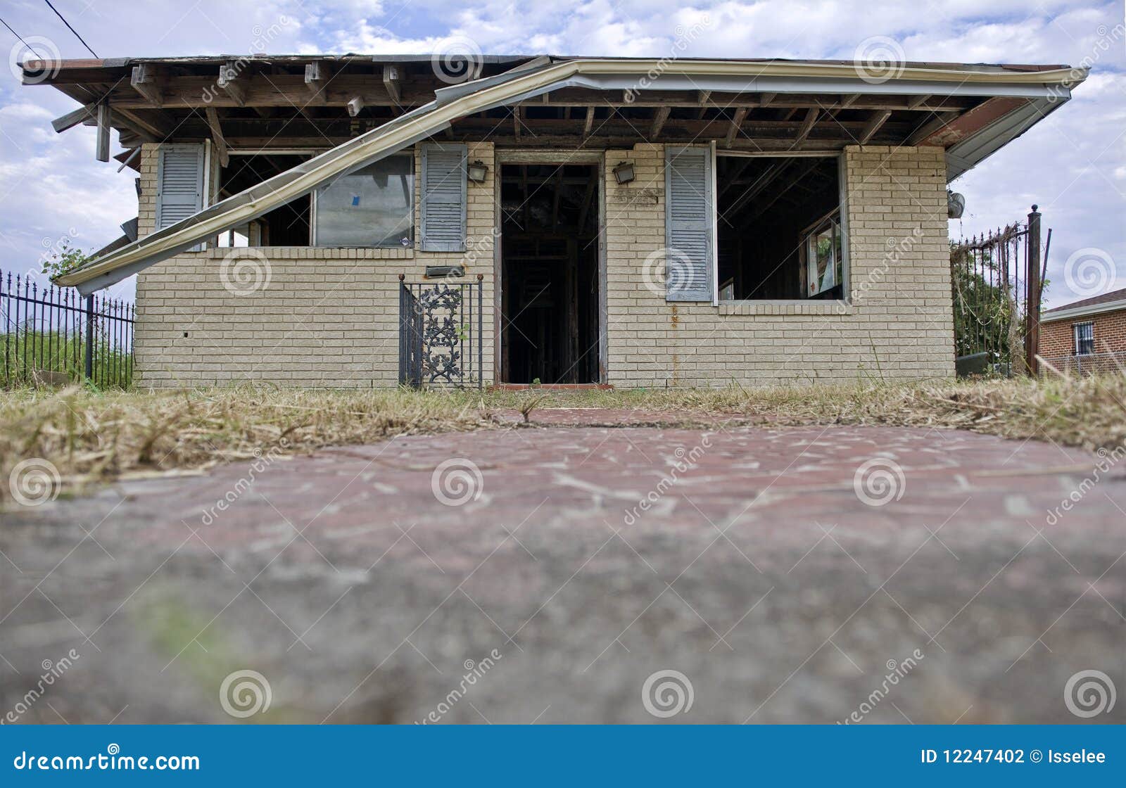 Destructed House stock photo. Image of destinations, louisiana - 12247402