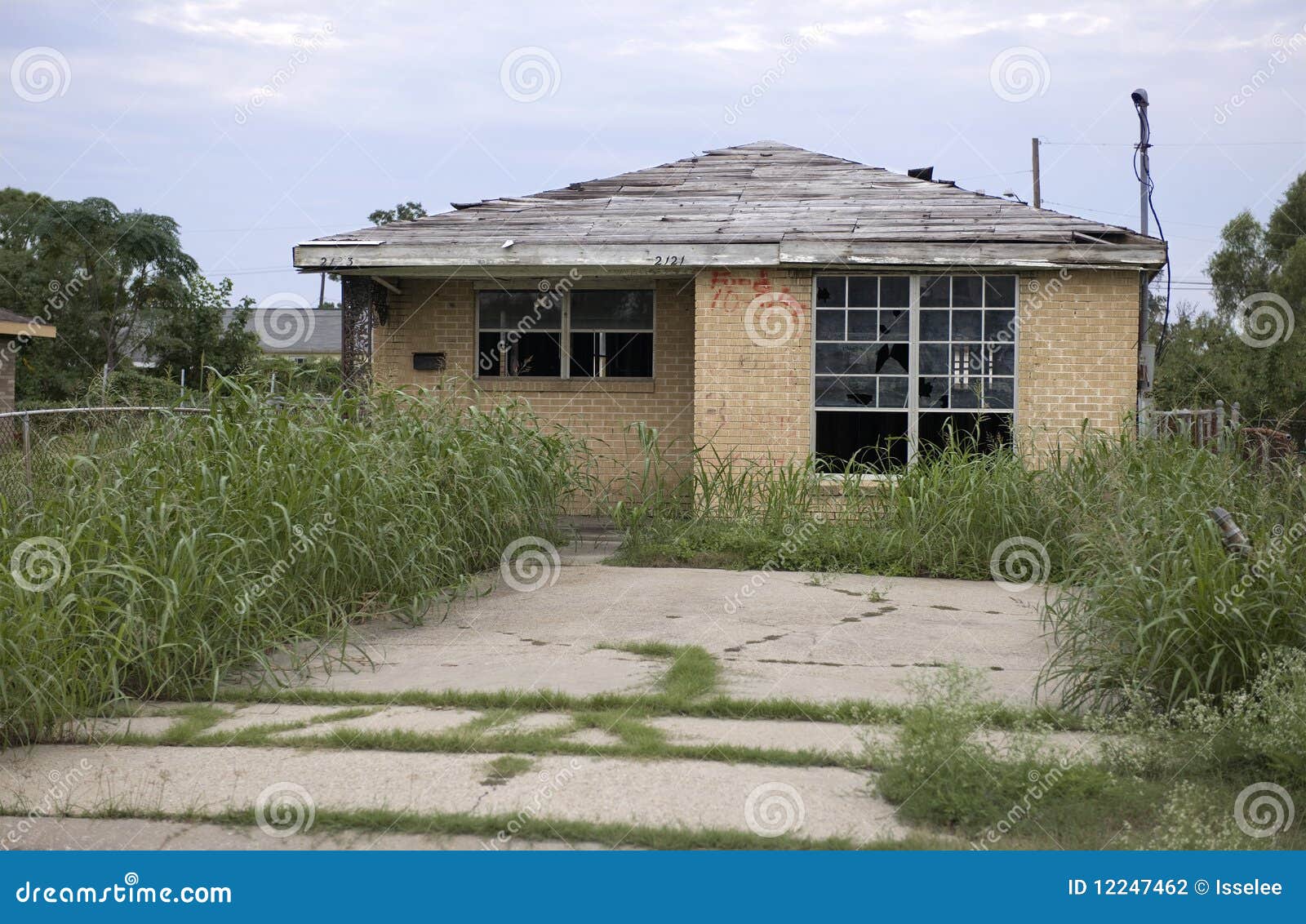 Destructed House after Hurricane Katrina Stock Photo - Image of katrina ...