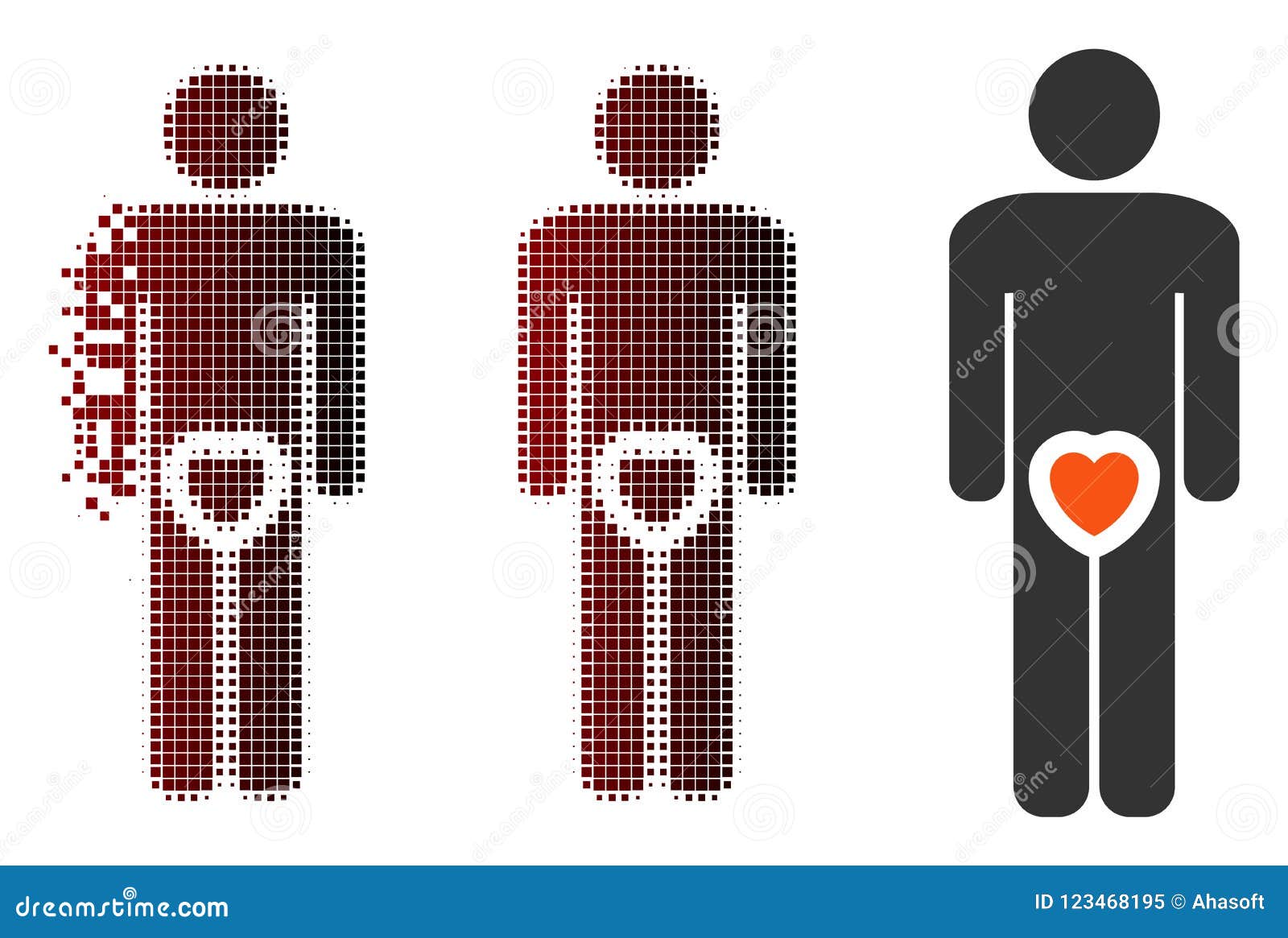 Destructed Pixel Halftone Male Genitals Love Icon Stock Vector ... Destructed Pixel Halftone Male Genitals Love Icon Stock Vector ...