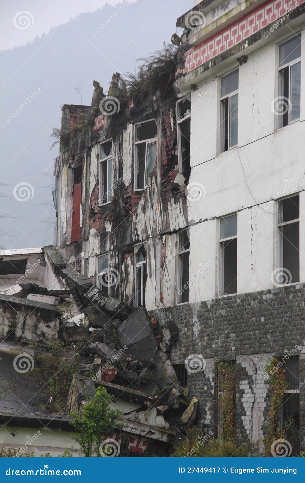 Destruction of building stock image. Image of vacation - 27449417