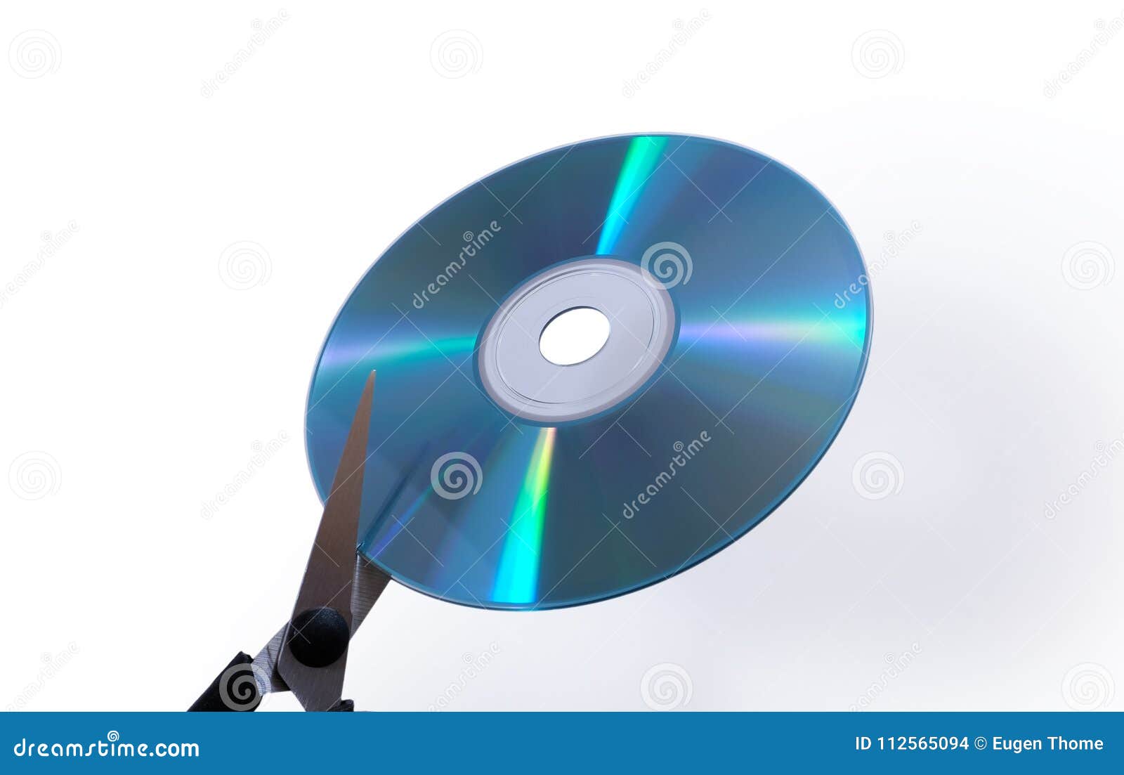 Destruction of the Data on a CD Stock Photo - Image of format, disc ...