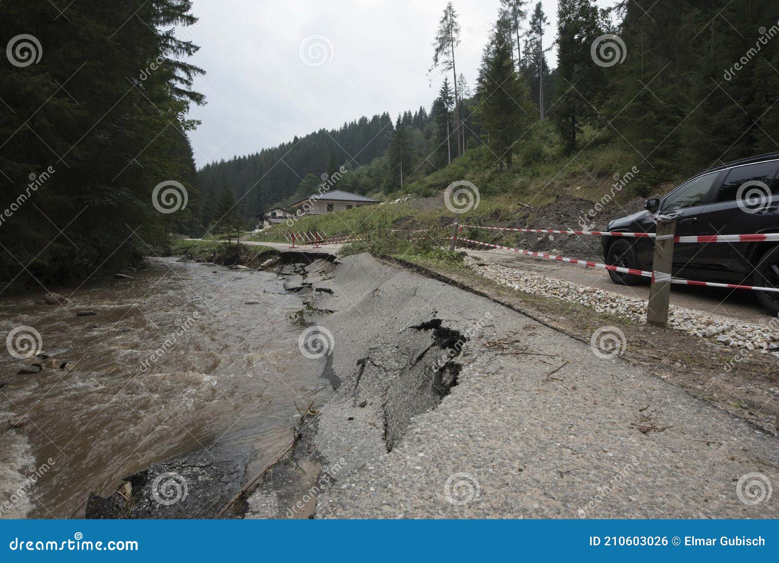 Destruction and Devastation Caused by Floods Stock Photo - Image of ...