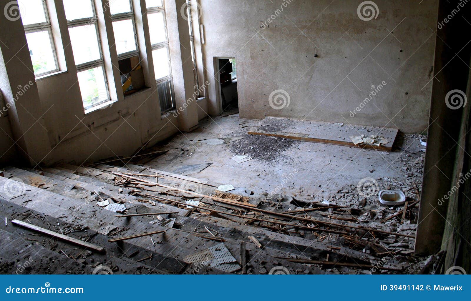 Destruction of education stock photo. Image of sink, broken - 39491142