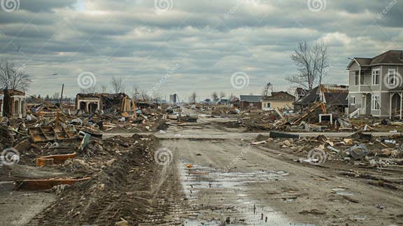 The Destruction is Evident in Every Direction a Reminder of the ...