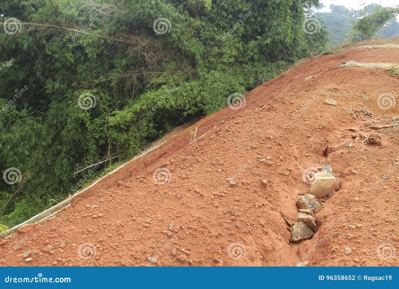 Destruction of the Mountain Stock Photo - Image of rocky, relief: 96358652