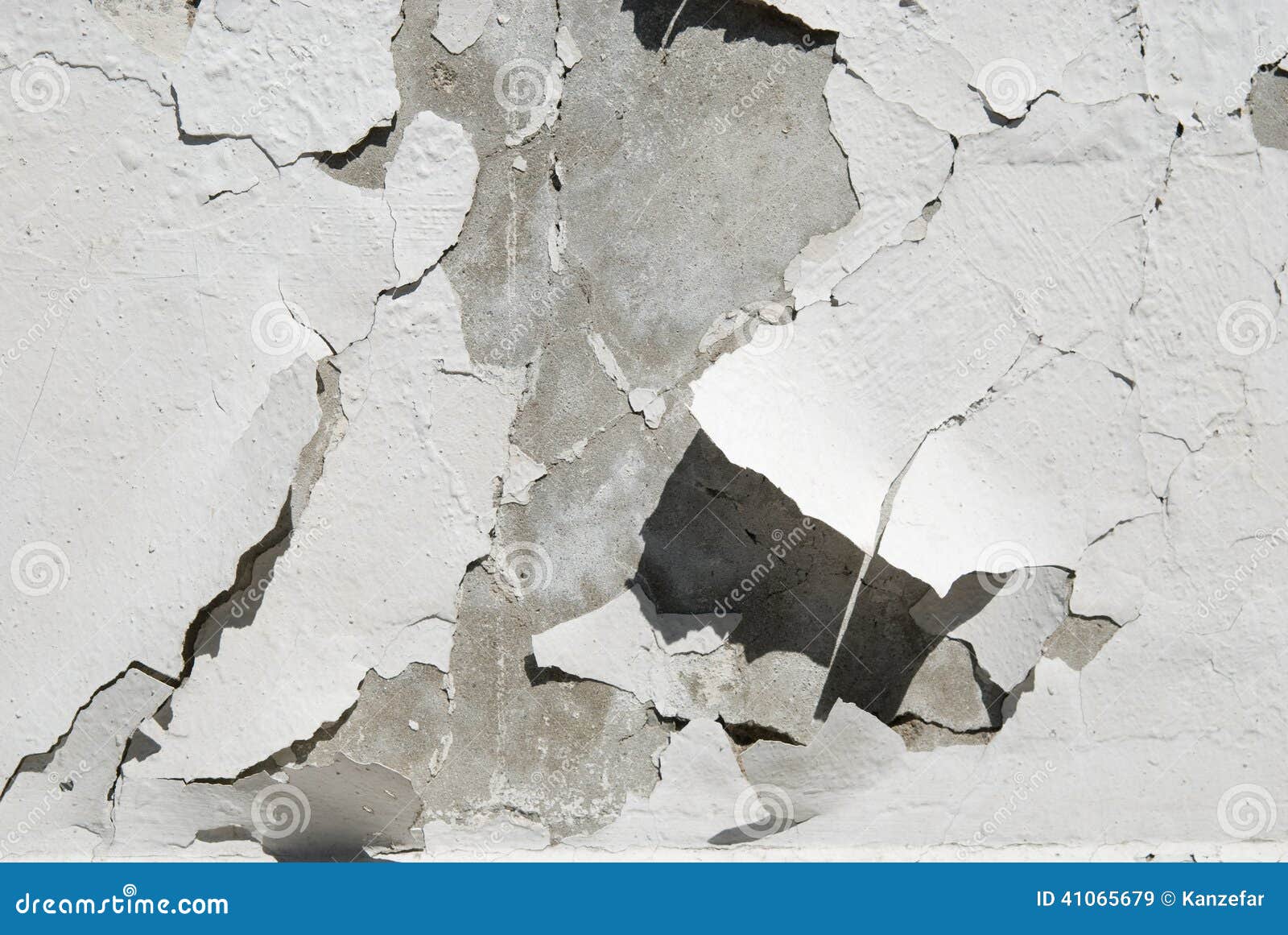 Destroyed Concrete Wall