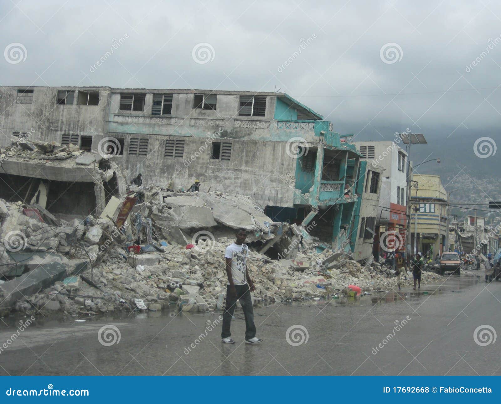 Road Collapses With Huge Cracks. International Road Collapsed Down ...