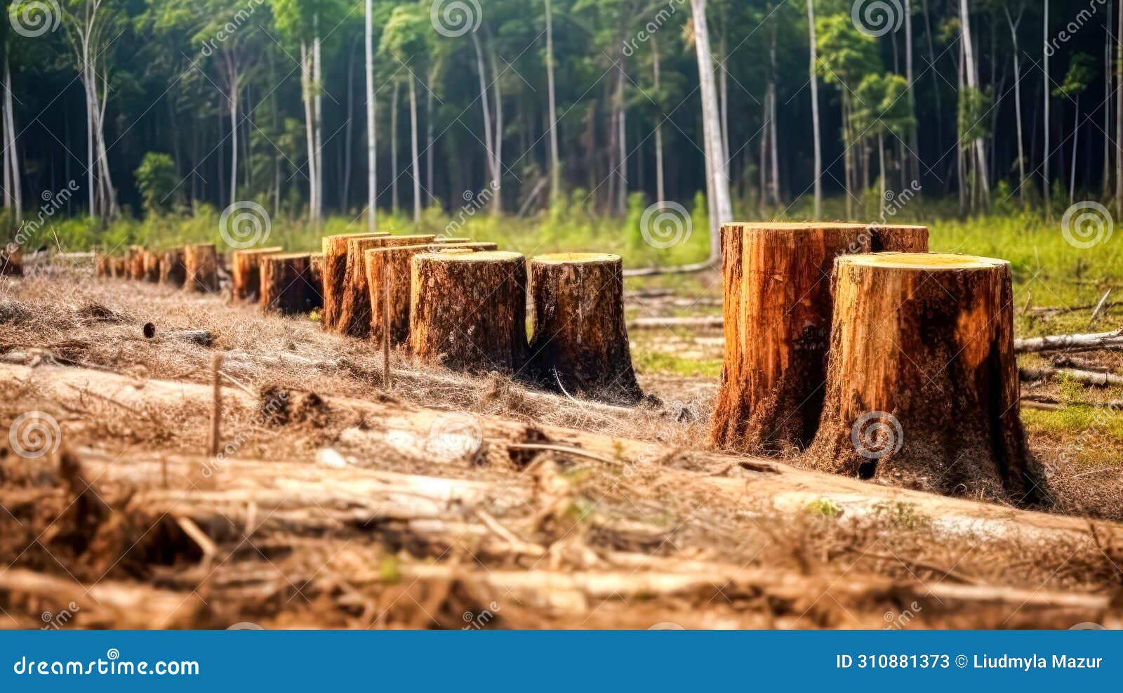 Destruction of Tropical Forests Environmental Problem of Deforestation ...