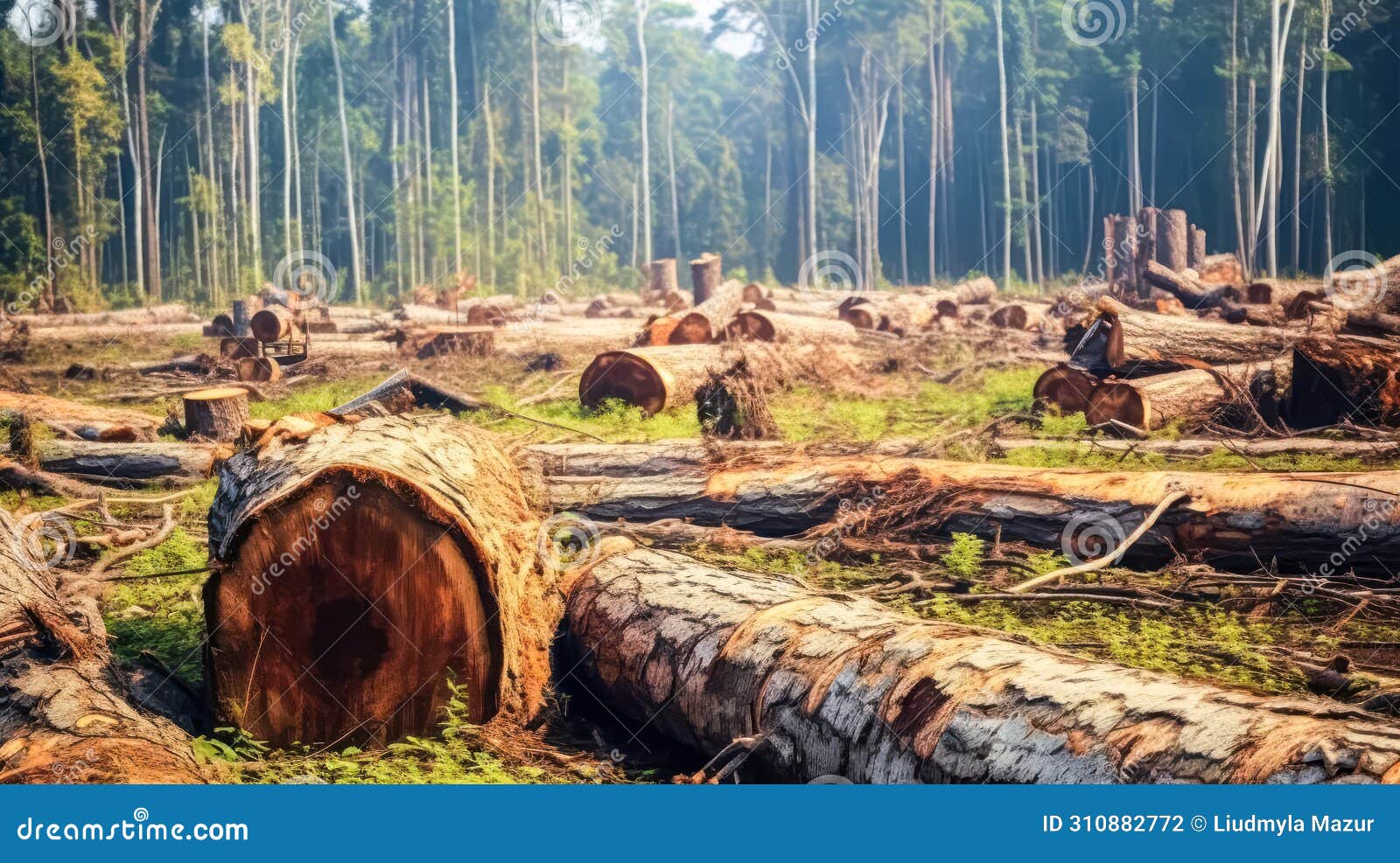 Destruction of Tropical Forests Environmental Problem of Deforestation ...
