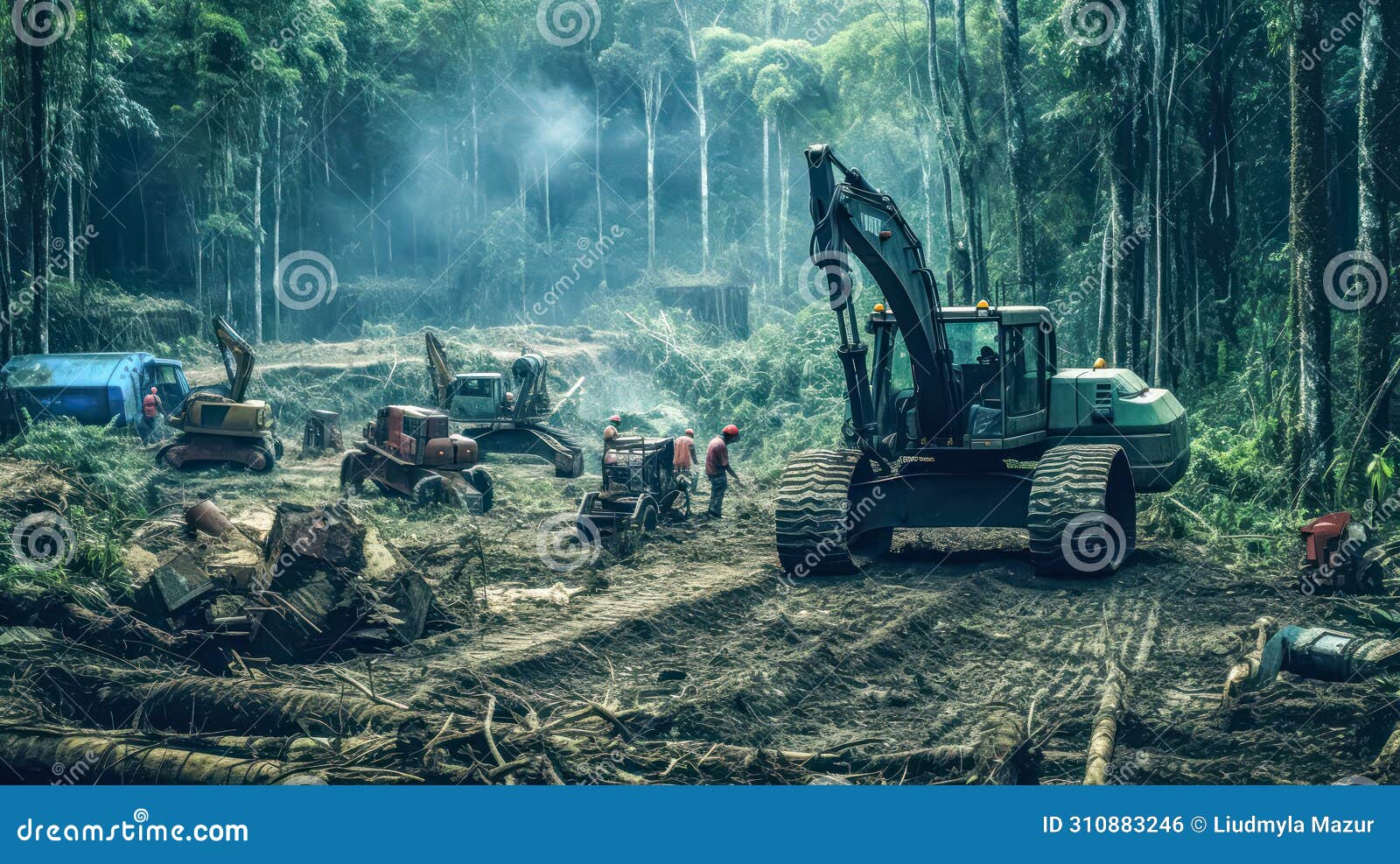 Destruction of Tropical Forests Environmental Problem of Deforestation ...