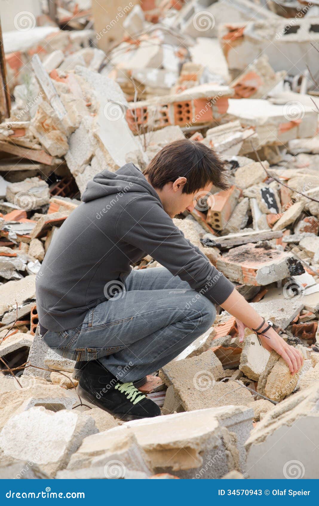 Destruction in the world stock image. Image of poverty - 34570943