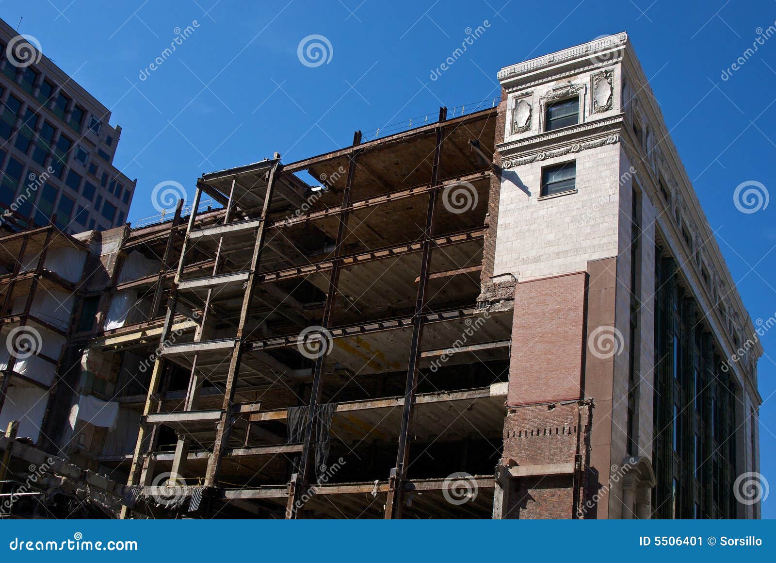 Destruction zone stock image. Image of massachusetts, construction ...