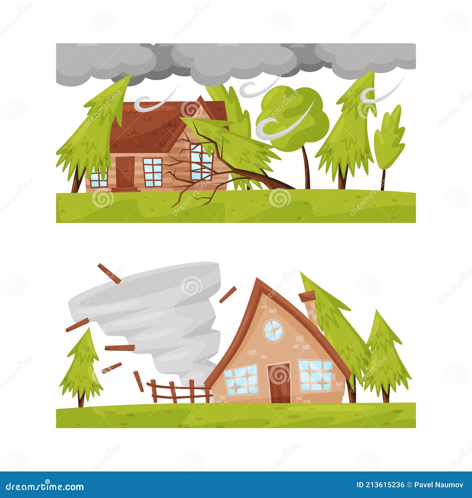 Destructive Weather Condition and Natural Cataclysm with Windstorm and ...