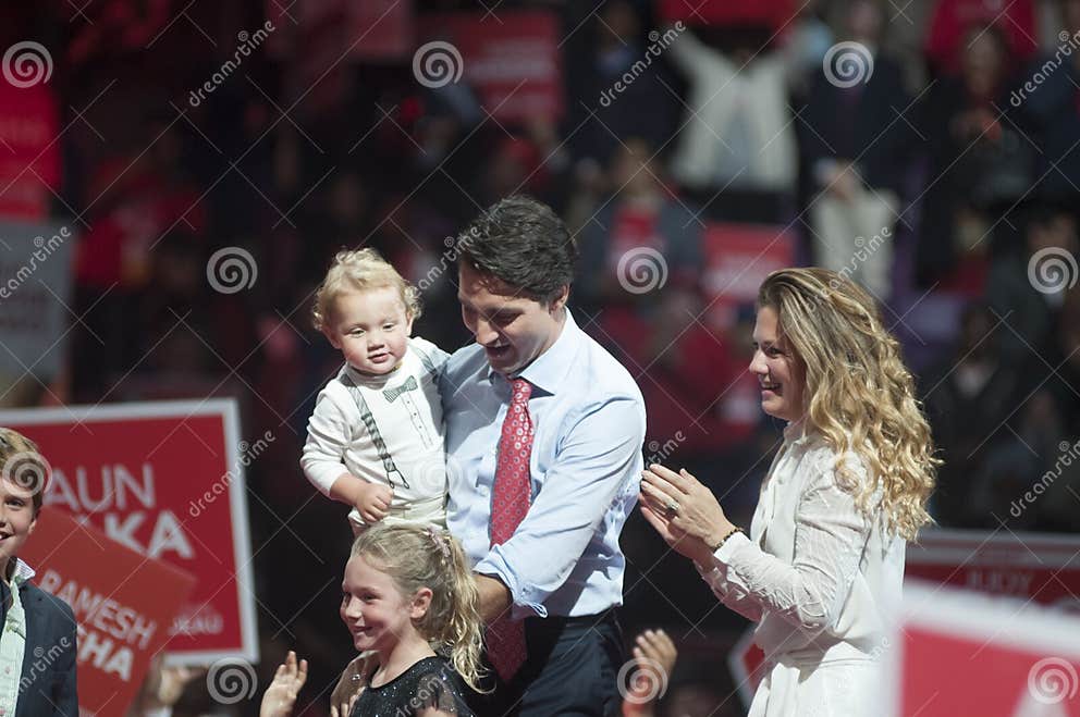 Det Justin Trudeau Valet Samlar Redaktionell Fotografering för ...