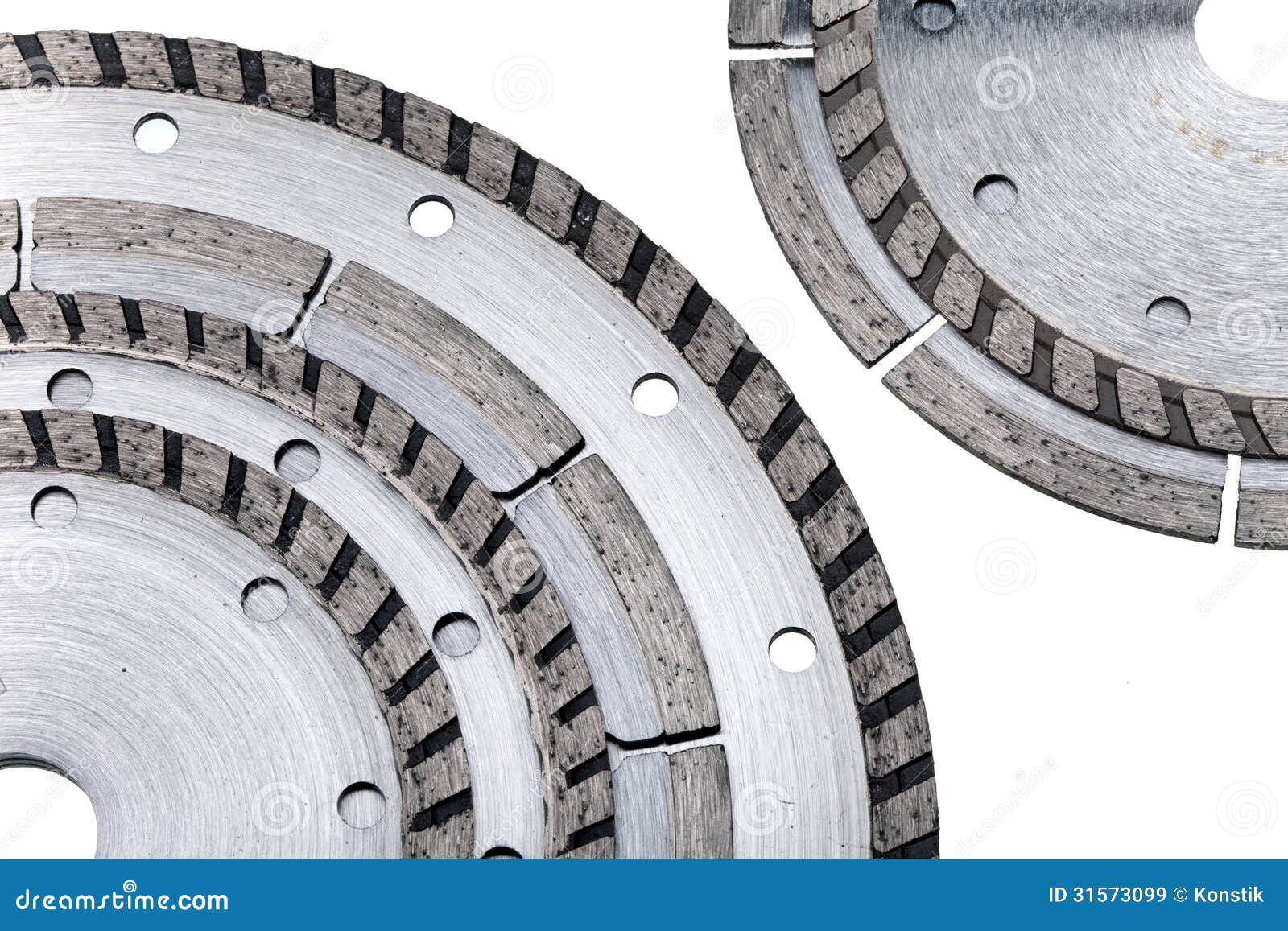 Detachable Disks for are Sharp Construction Materials Stock Image ...