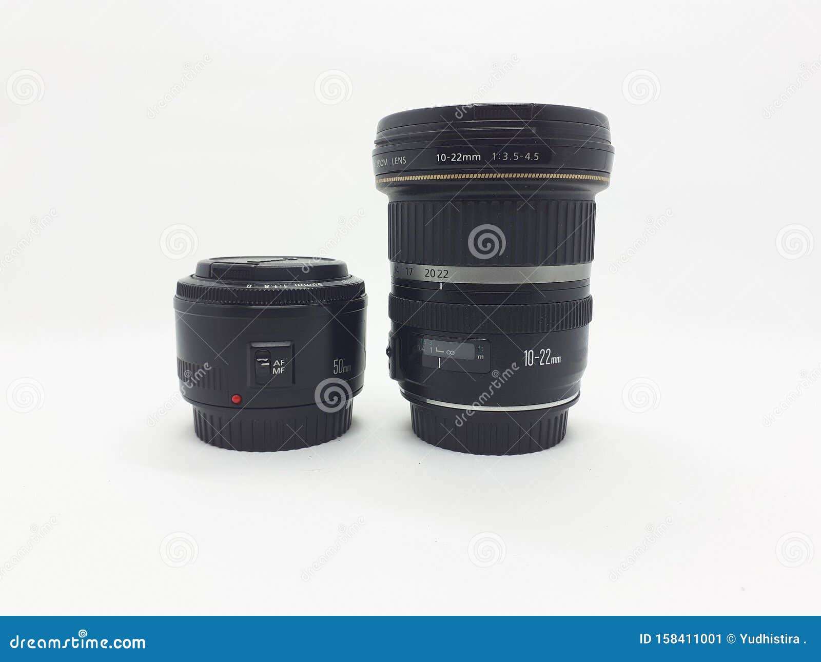 Detachable Lens for DSLR Camera on White Isolation Background 13 Stock ...