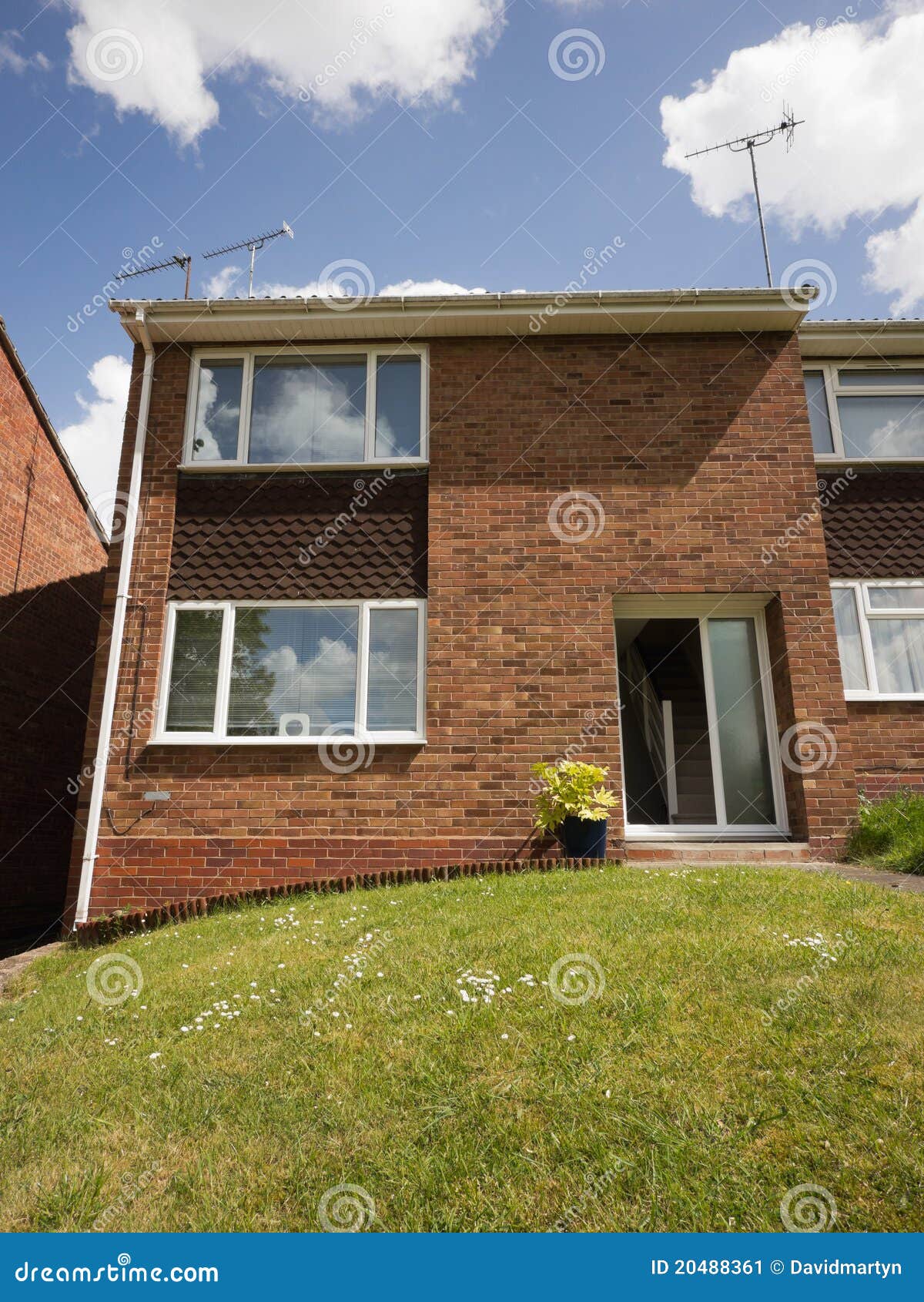 Detached house stock image. Image of buildings, market - 20488361