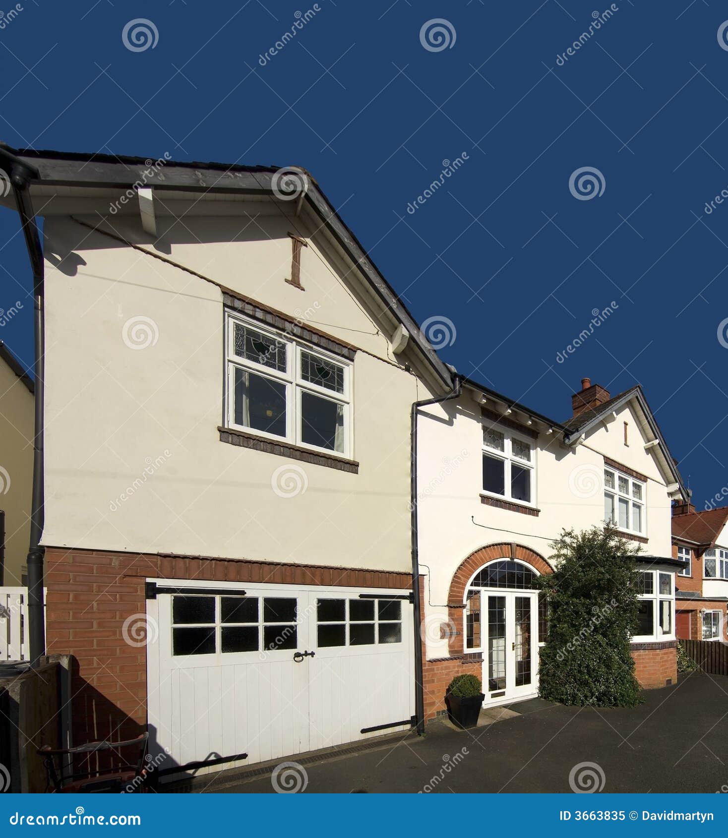 Detached house stock image. Image of home, detached, extension - 3663835
