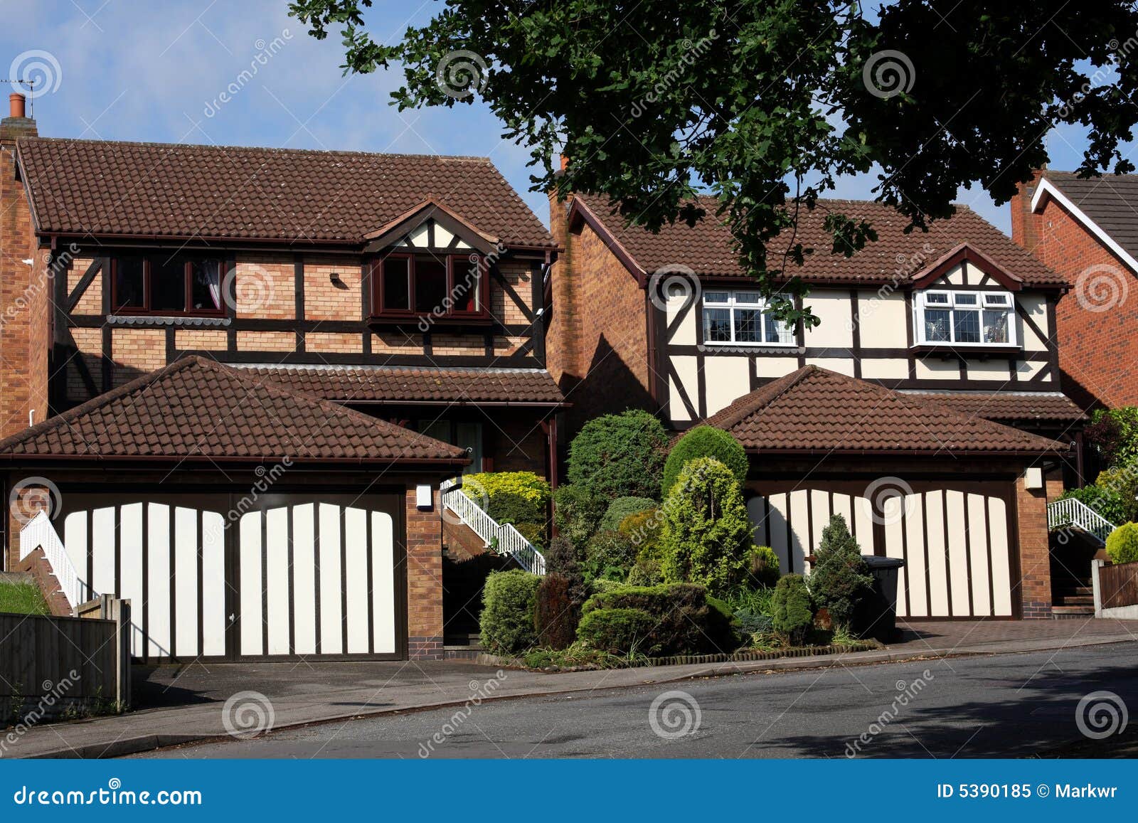 Detached Houses stock image. Image of home, property, estate - 5390185
