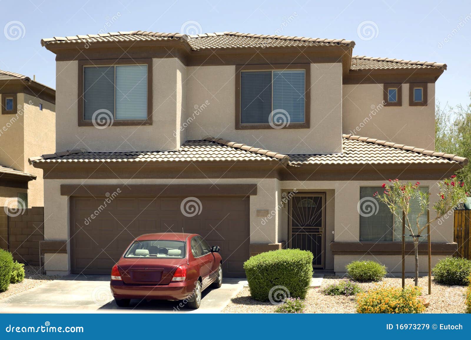 Detached Single Family Home Stock Image - Image of elegant, door: 16973279