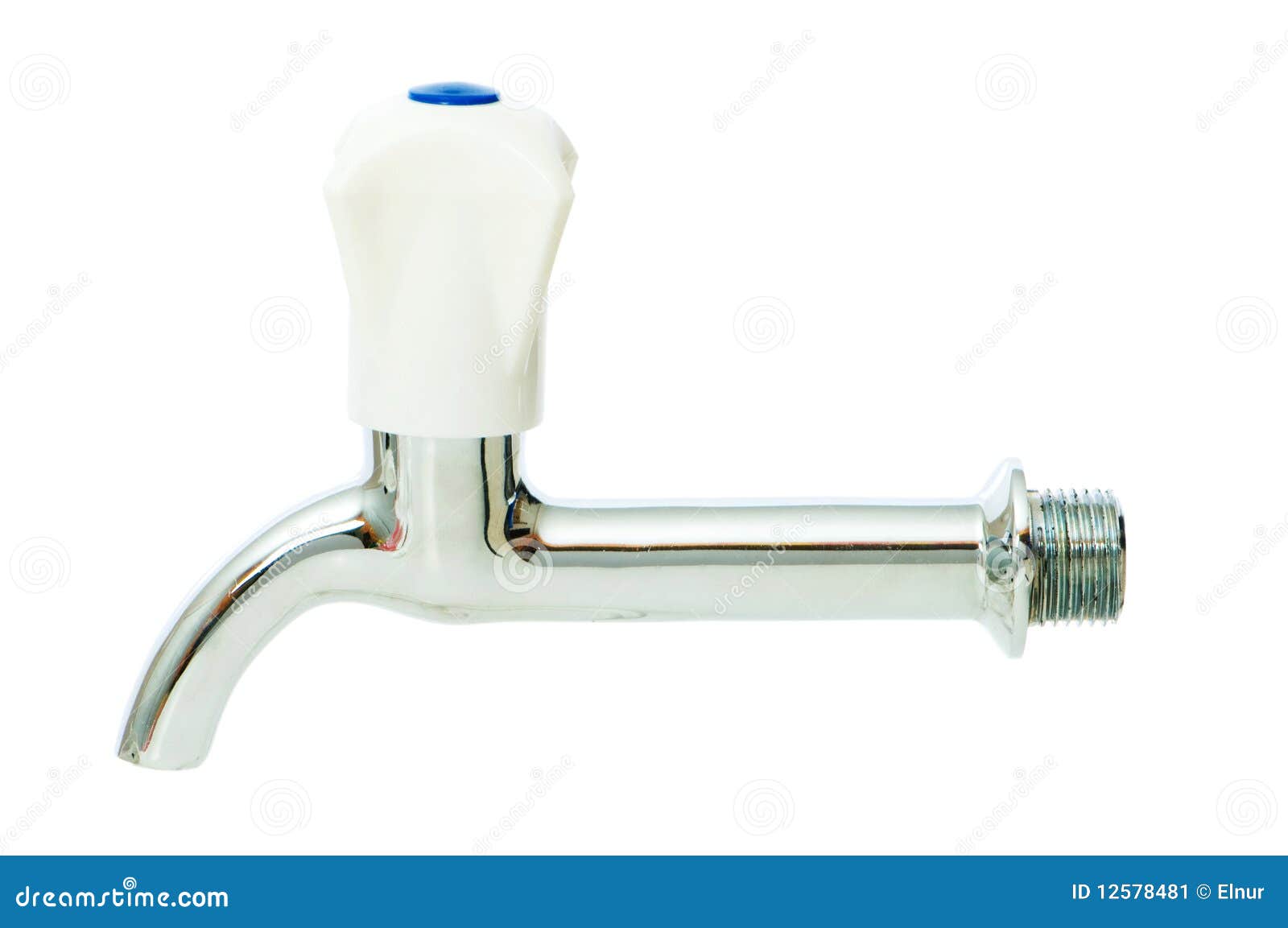 Detached Tap Isolated on the White Stock Image - Image of close, toilet ...