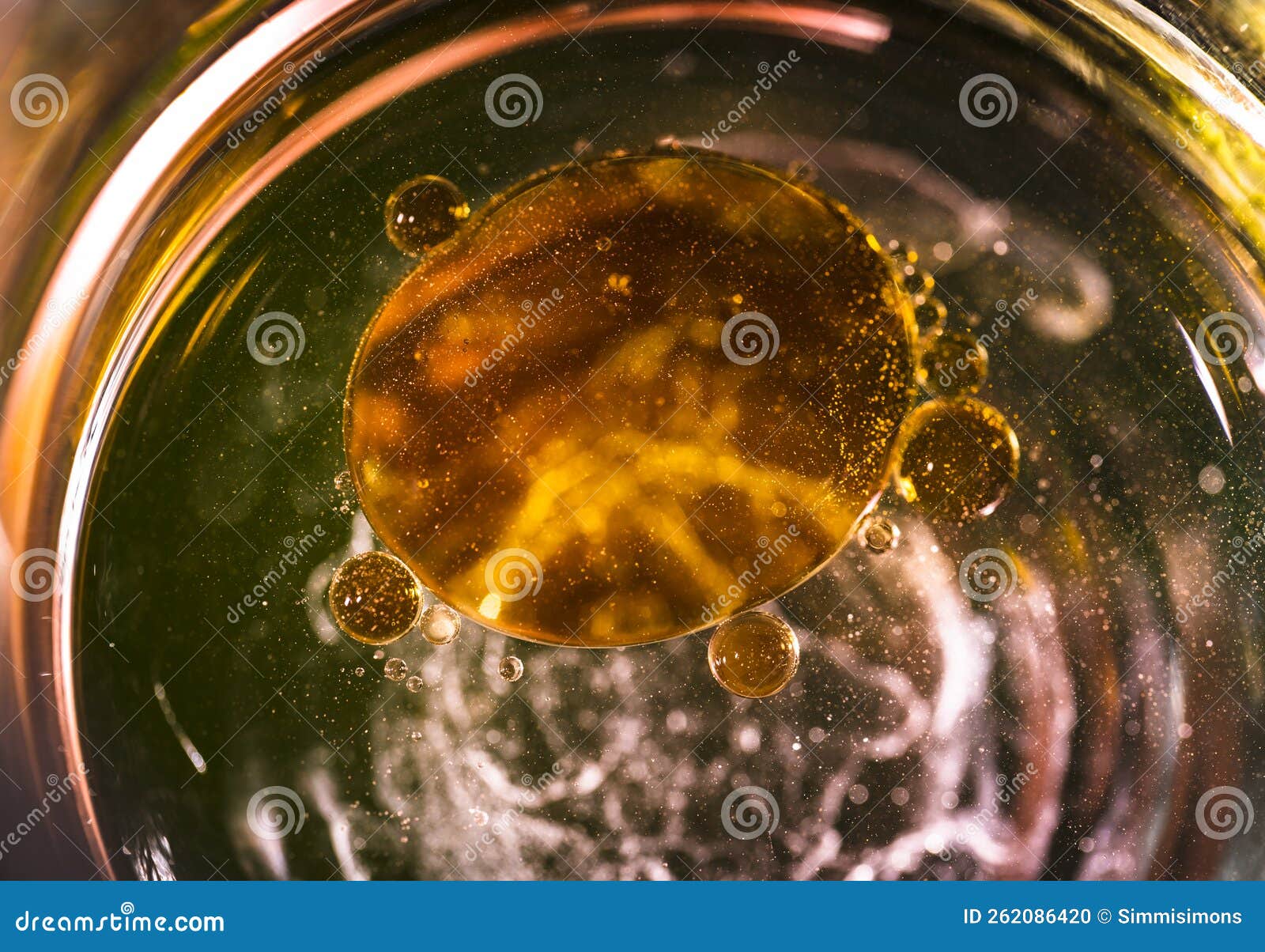 Abstract Effervescent Particles in Water Stock Photo - Image of pill ...