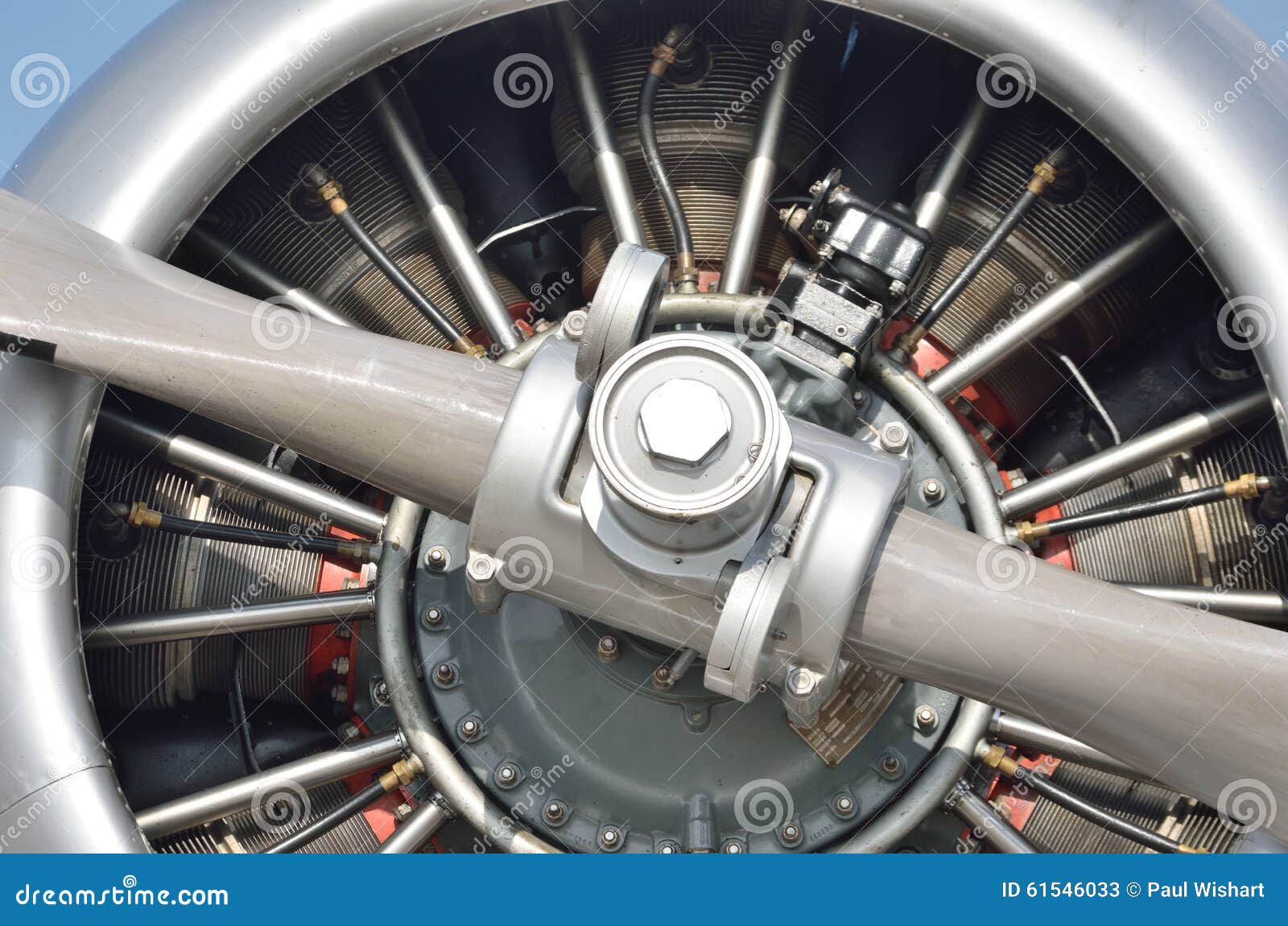 Detail of Aircraft Propellor Engine Stock Image - Image of flight ...