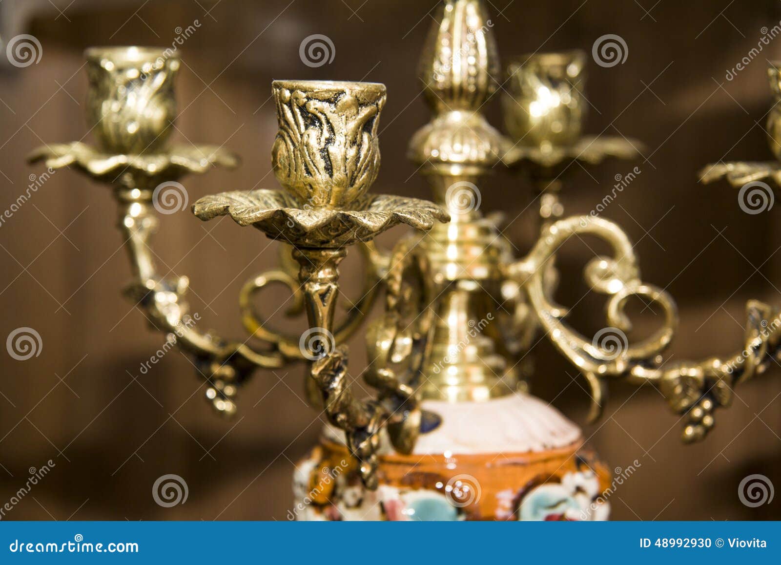 Detail of Ancient Candlestick Stock Photo - Image of candlestick ...