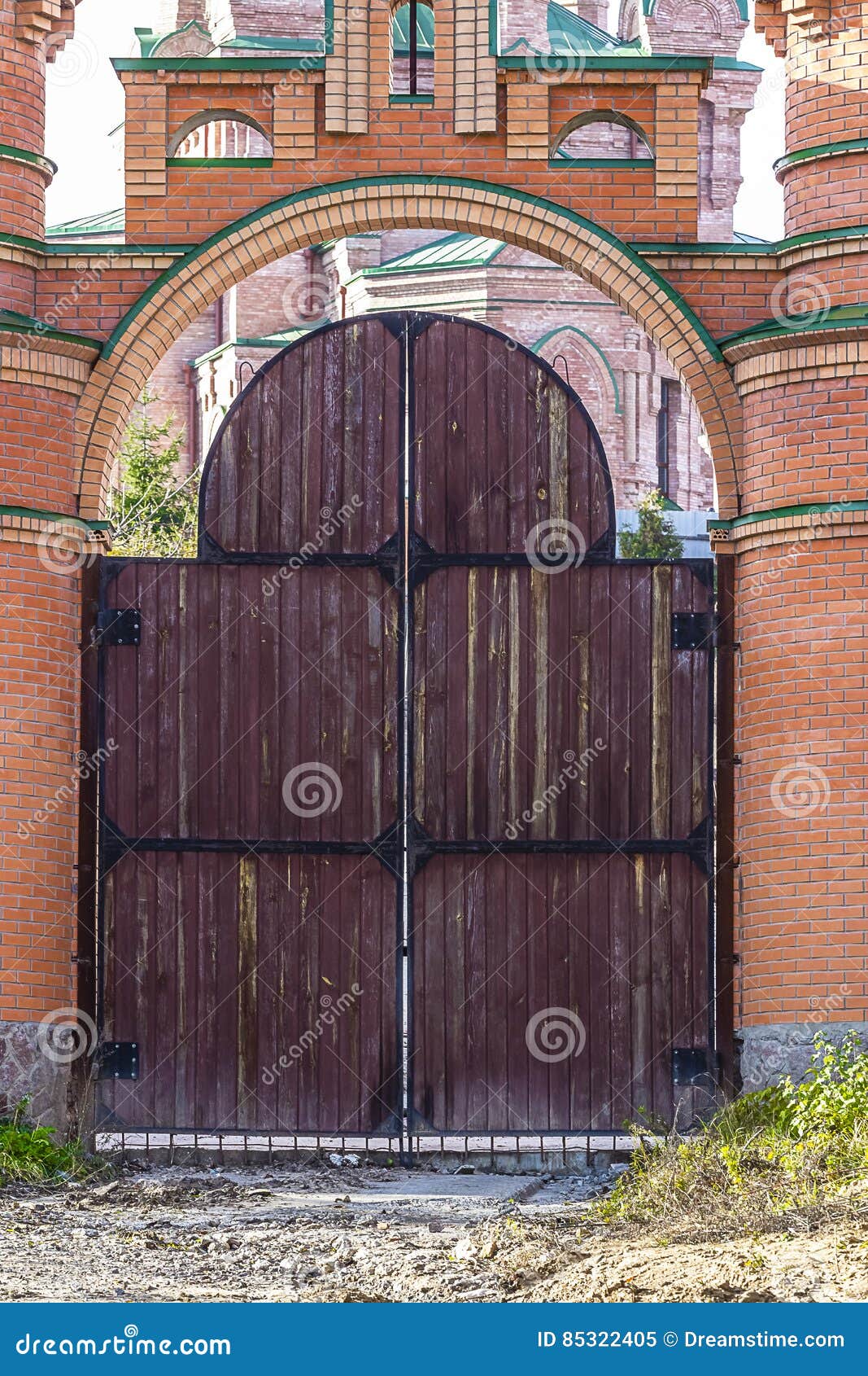 Detail of Ancient Monastery Building. Stock Image - Image of abbey ...