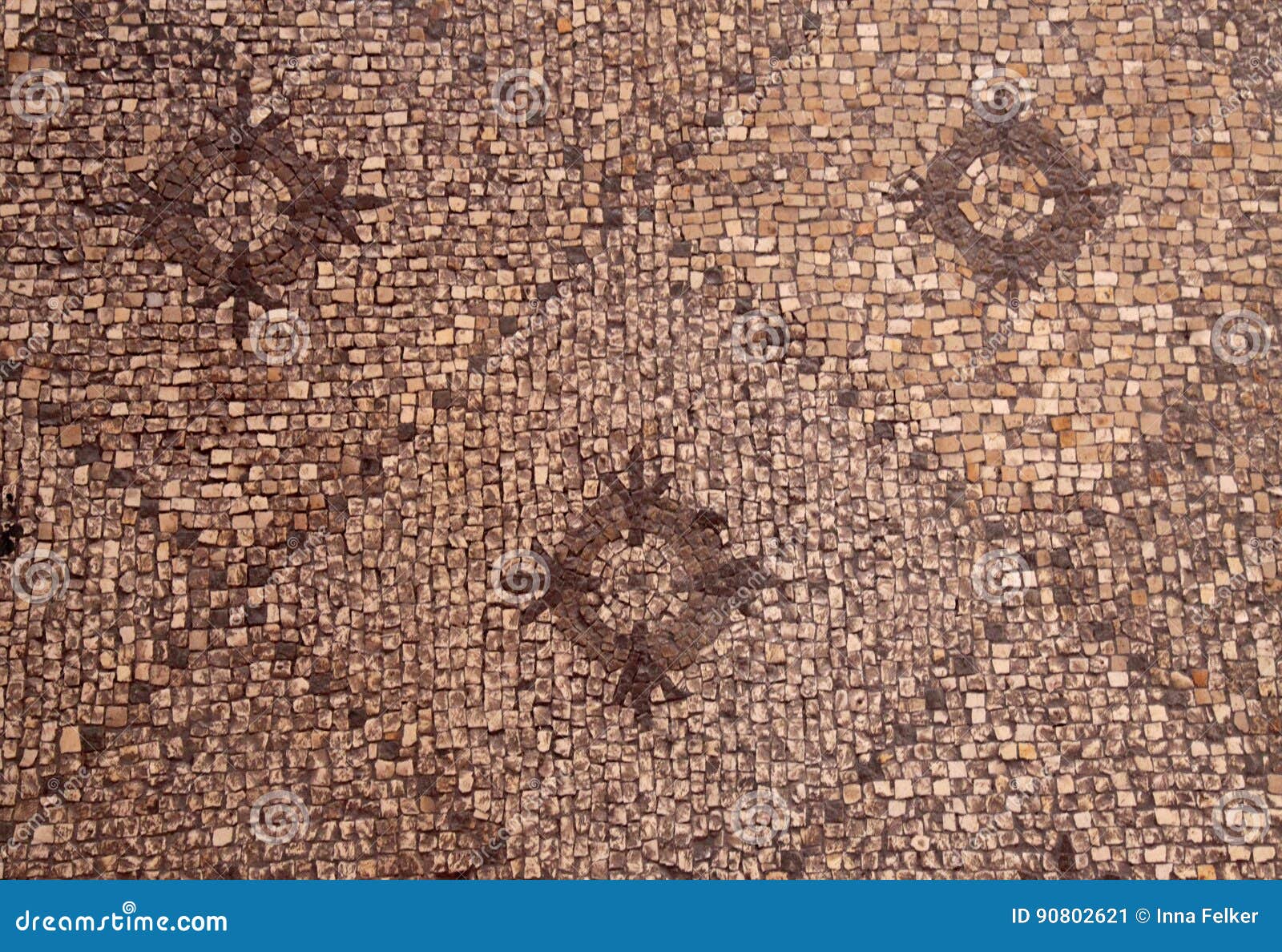 Detail of Ancient Mosaic Roman Floor Stock Image - Image of detail ...