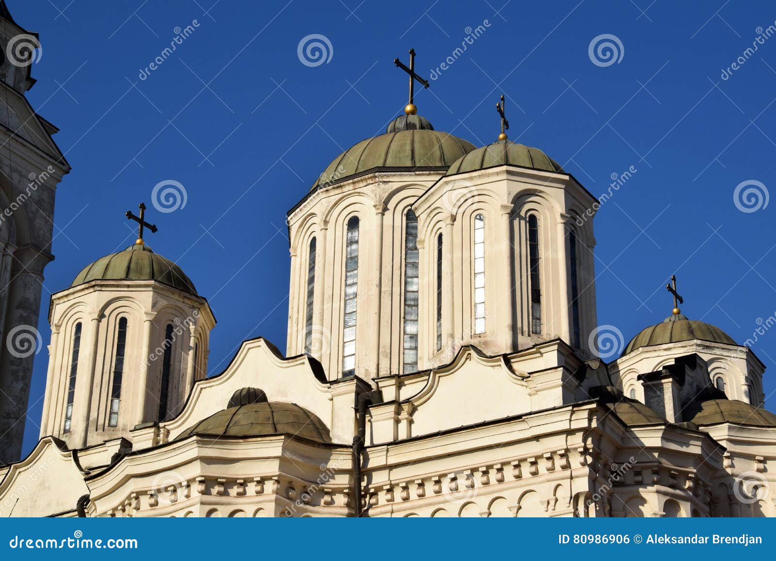 The Detail of the Architecture of Orthodox Churches Stock Photo - Image ...
