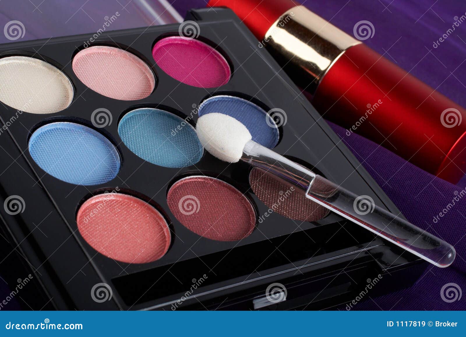 Detail of Assortment of Makeups Stock Image - Image of isolated, apply ...