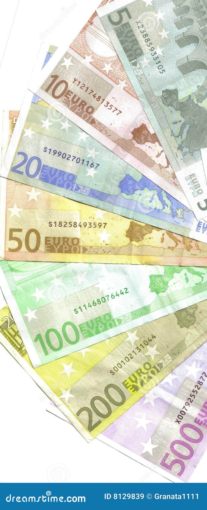 Detail back euro notes stock image. Image of european - 8129839