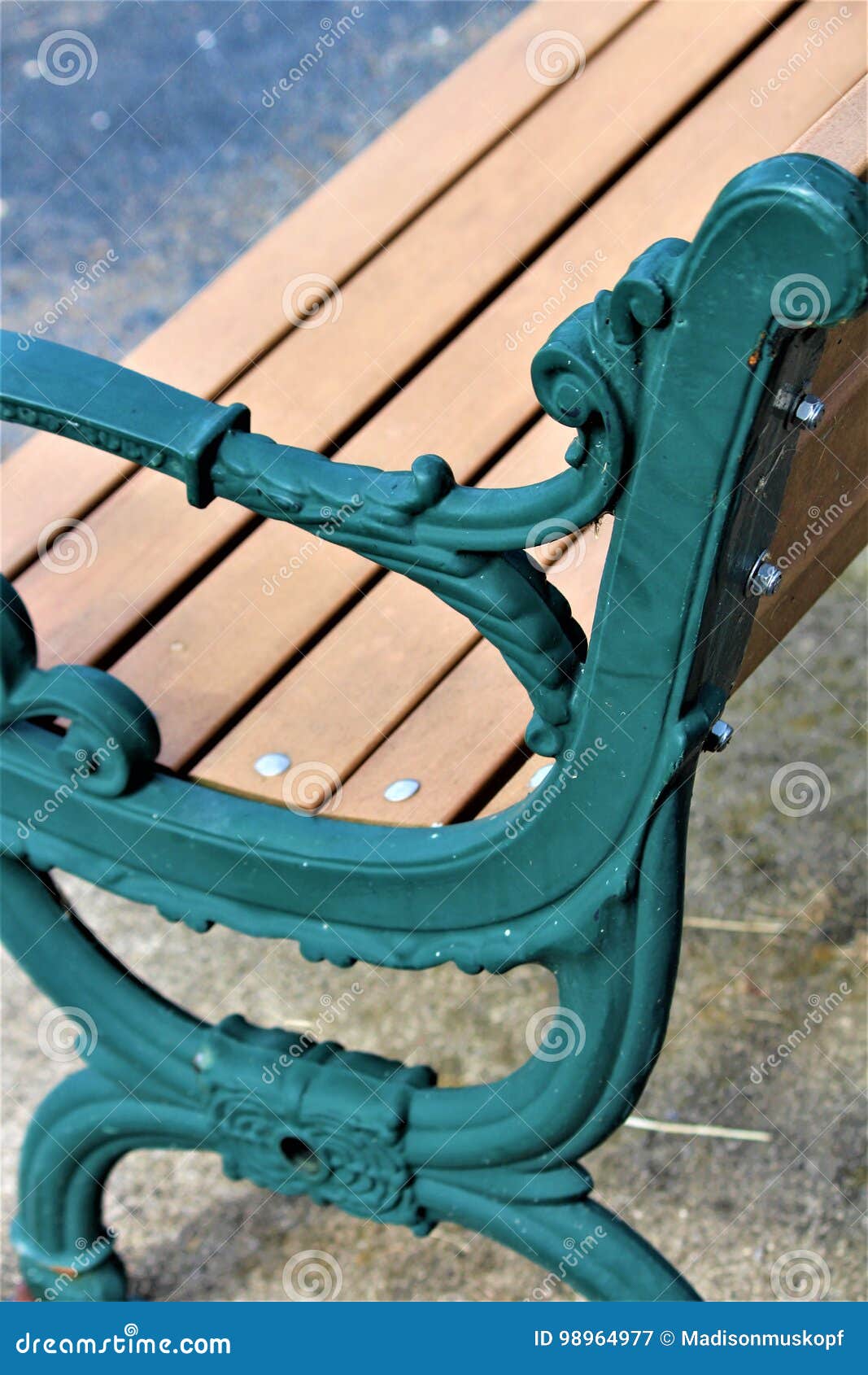 Detail Bench stock image. Image of closeup, relax, lawn - 98964977