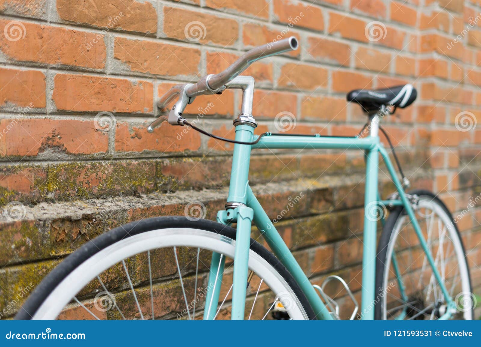 Detail of bicycle stock image. Image of casual, singlespeed - 121593531