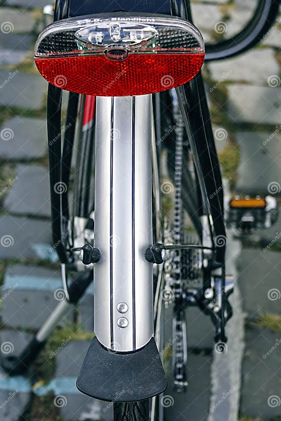 Detail of the Bicycle Rear Wing Stock Image - Image of creative, grey ...