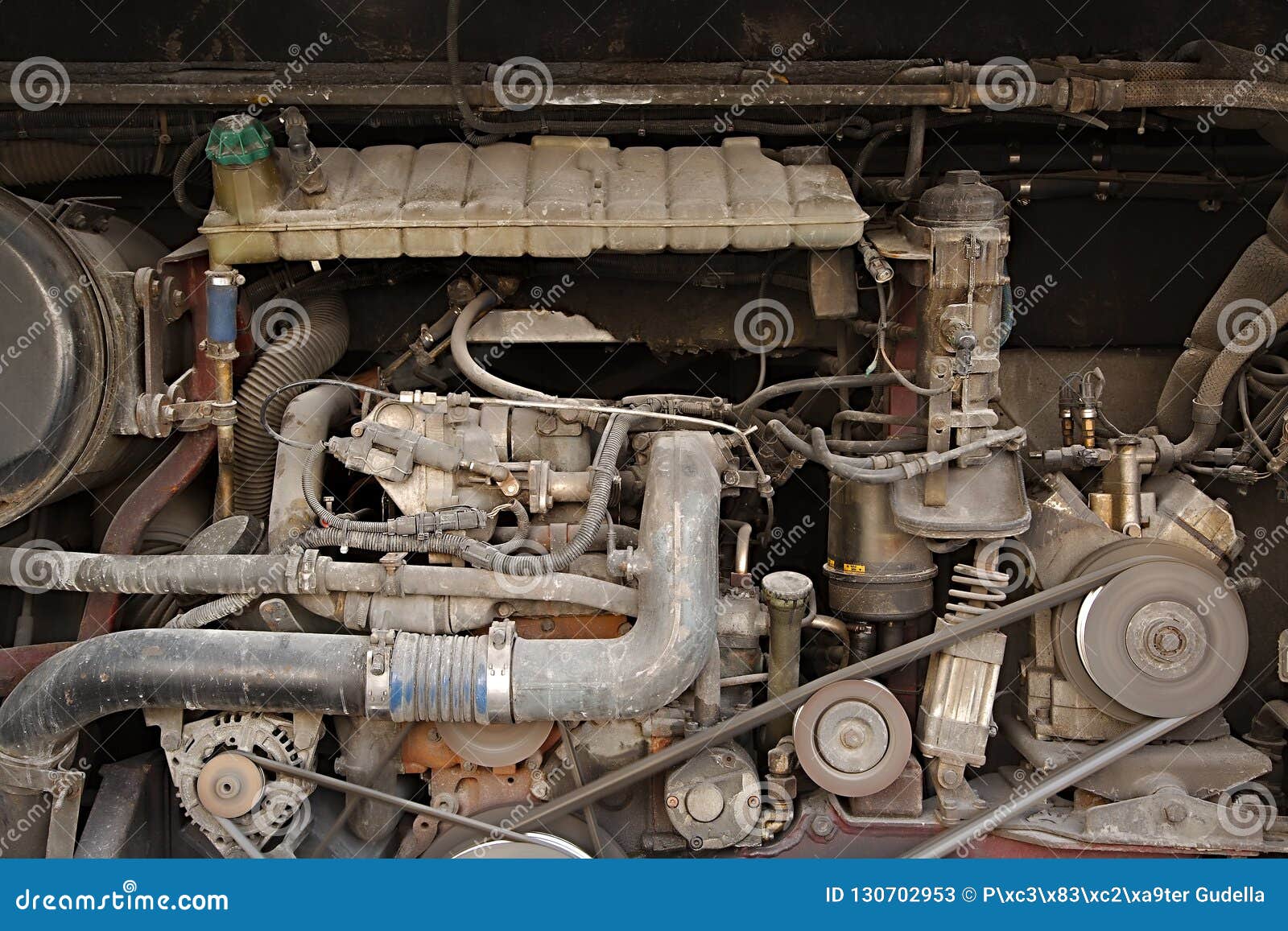 Bus Engine Problem stock image. Image of interior, enginebay - 130702953