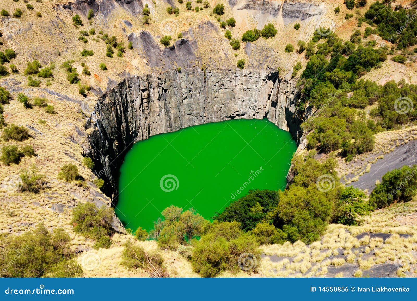 Detail of the Big Hole in Kimberley Stock Photo - Image of hole ...