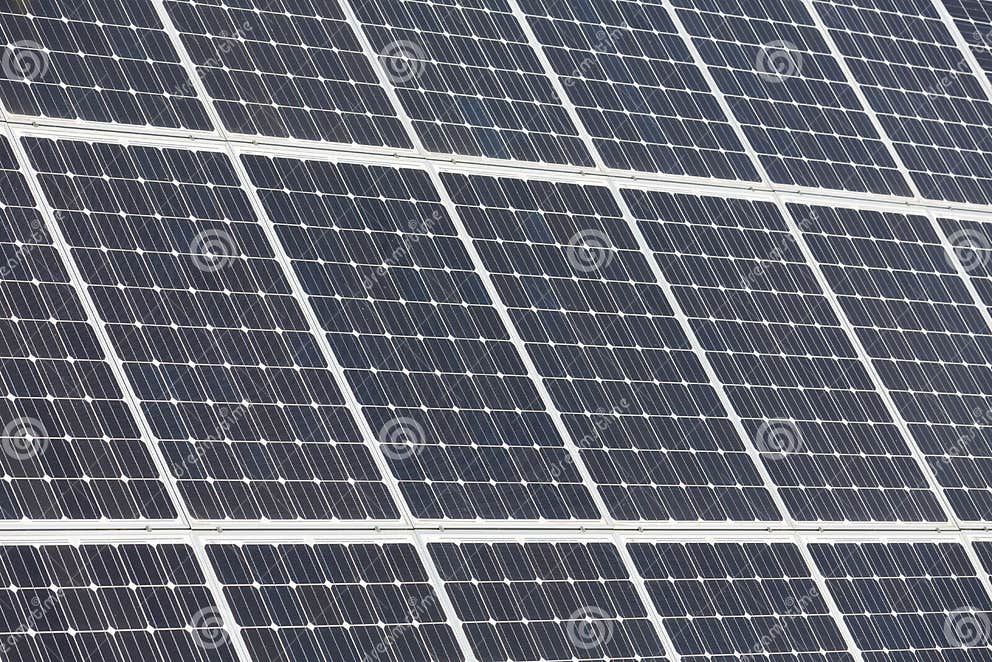 Detail of Black and Silver Solar Panel Stock Photo - Image of dovre ...