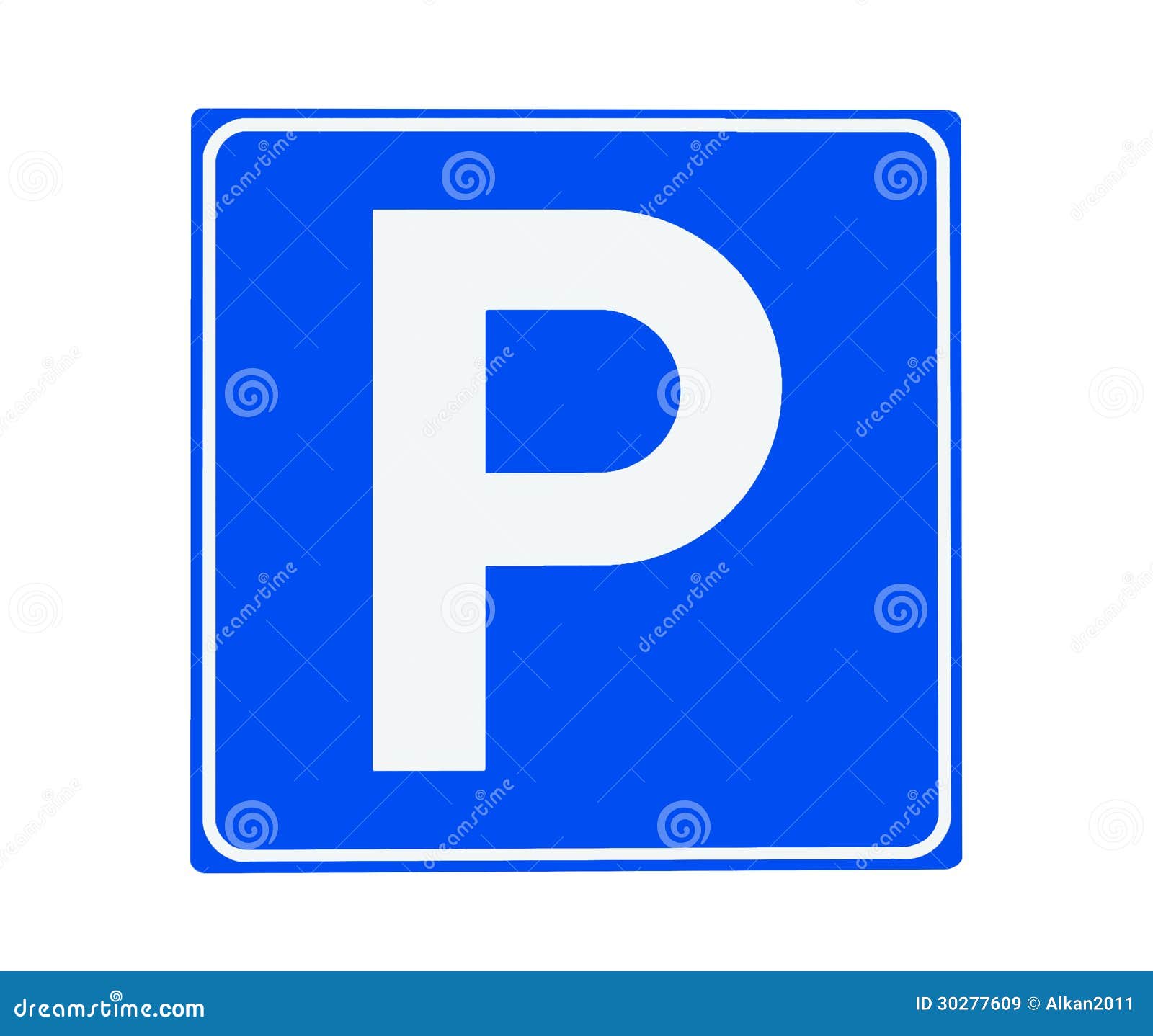 No Parking Sign On Blue Sky Background Stock Photography ...