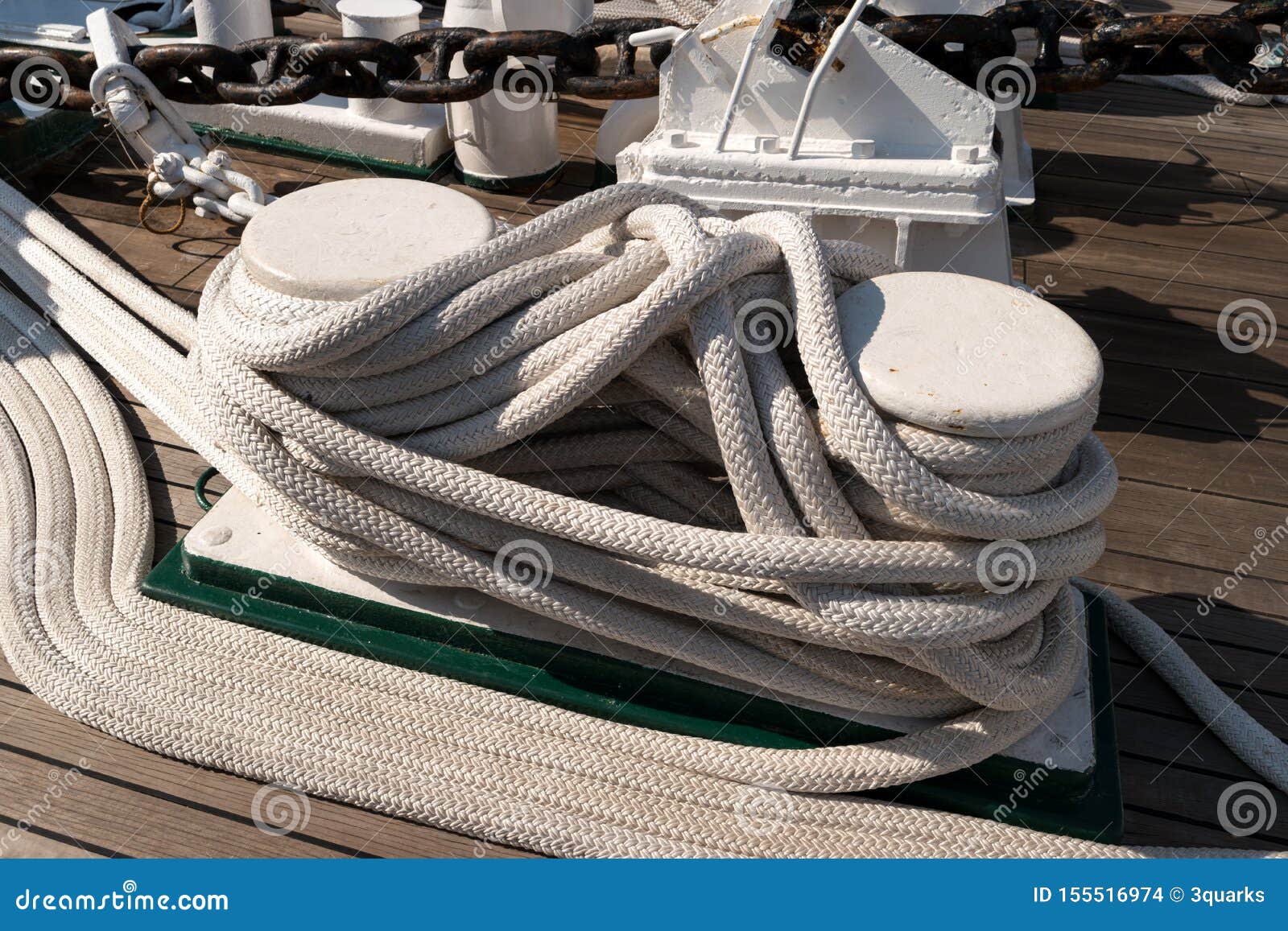 On Board of a Sailing Training Ship Stock Photo - Image of rope, detail ...