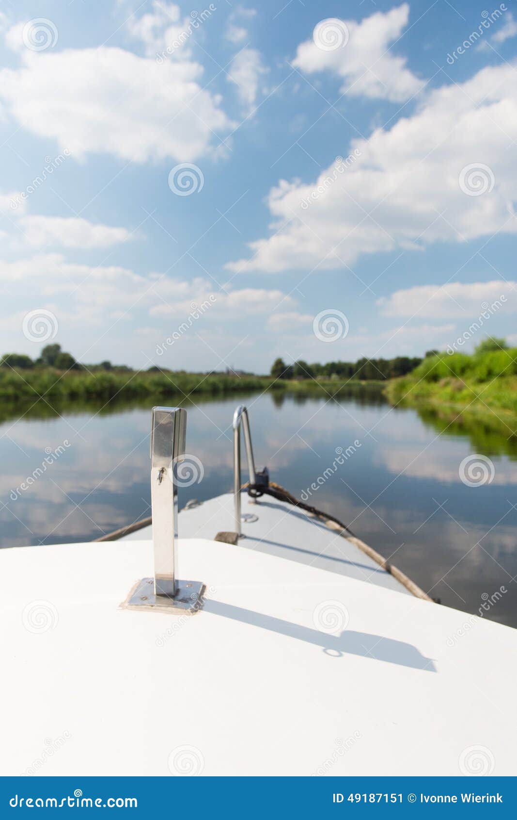Detail boat on river stock image. Image of dutch, journey - 49187151