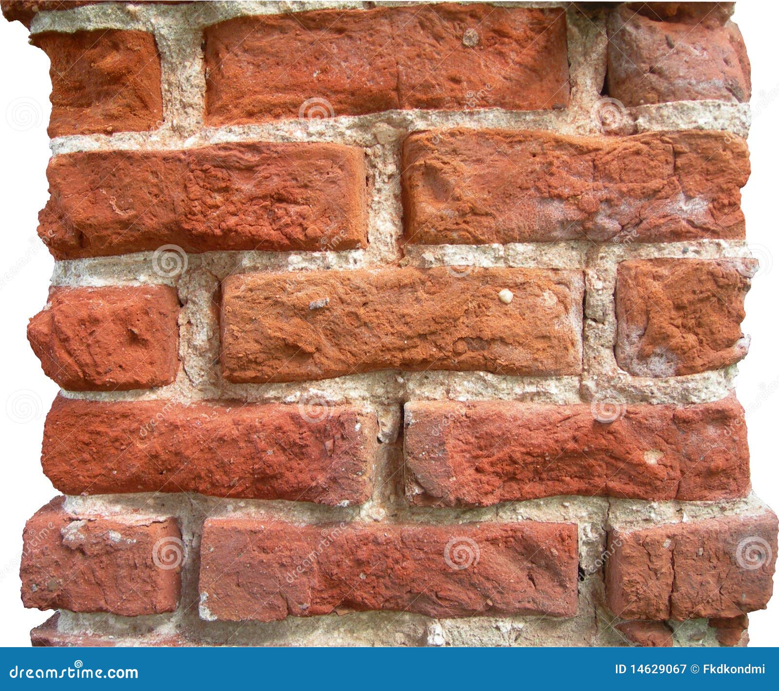 Detail of brick columns. stock image. Image of church - 14629067