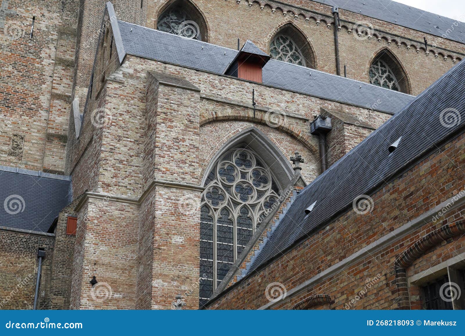 Detail of the Brick Facade of the Medieval Temple Editorial Stock Photo ...