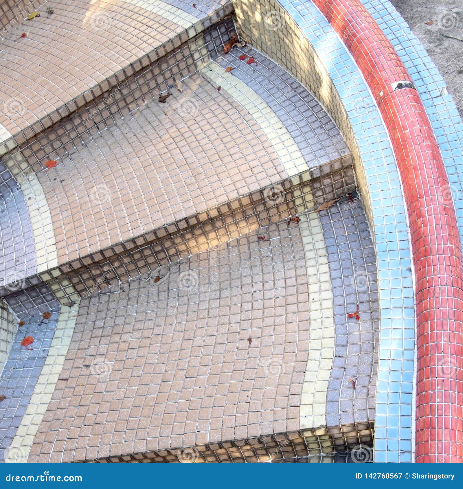 Detail Brick Steps and Sidewalk Stock Image - Image of outside ...